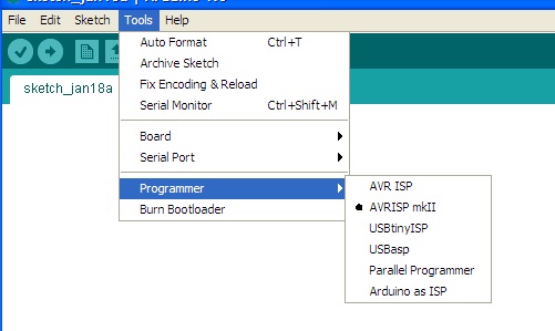 Program Your Arduino With An Avrisp Mkii And The New 10 Ide John 6569